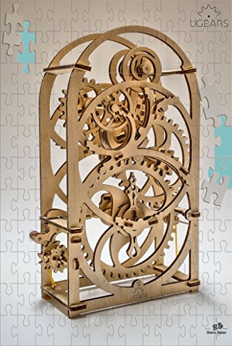 Timer Ugears - Mechanical Wooden Model, Self-Assembling Brainteaser ...