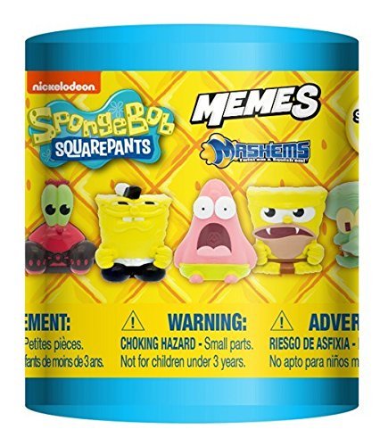 Basic Fun Mashems Spongebob 4 Pack Squishy Collectable Toy