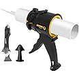 SILIGUN™ Compact Caulking Gun with Caulking Tools and Caulk Nozzle - No ...
