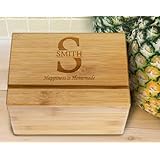 Amazon.com: Personalized Recipe Box - Housewarming Gift, Wedding Gift ...