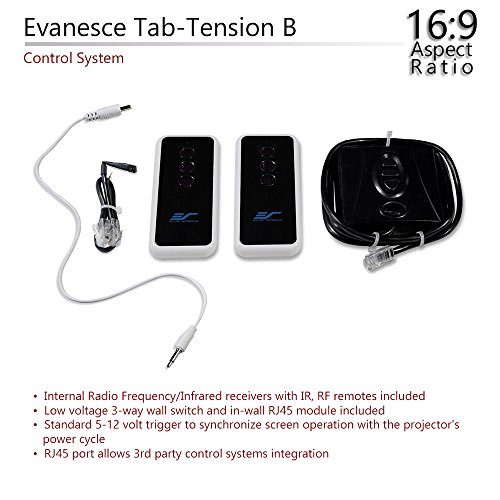 Elite Screens Evanesce Tab-Tension B, 110-inch Diagonal 16:9, 4K / 8K ...
