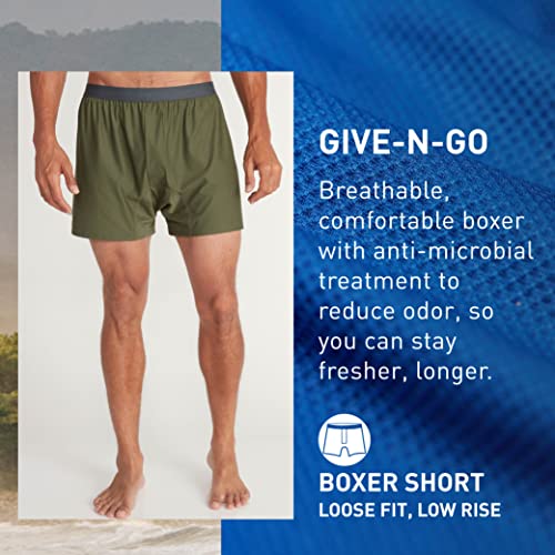 ExOfficio Men's Give-N-Go Boxer Single Pack Charcoal 2XL for sale ...