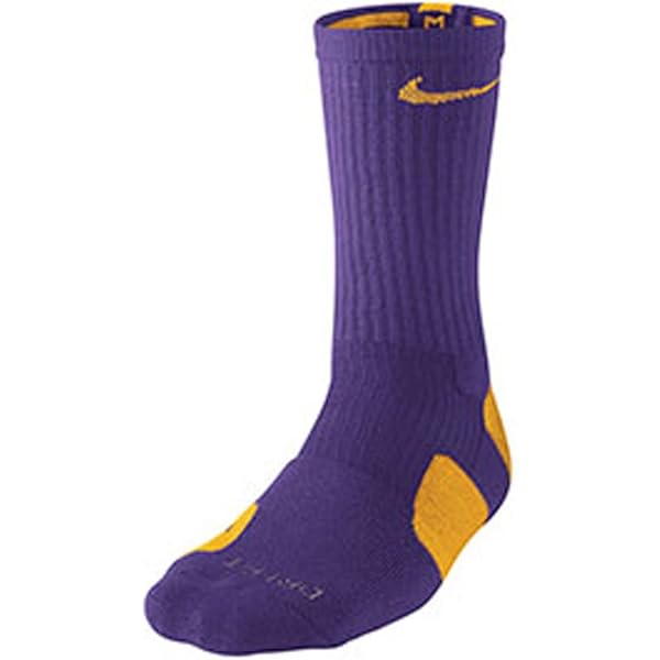 Nike Elite Socks Purple And Gold