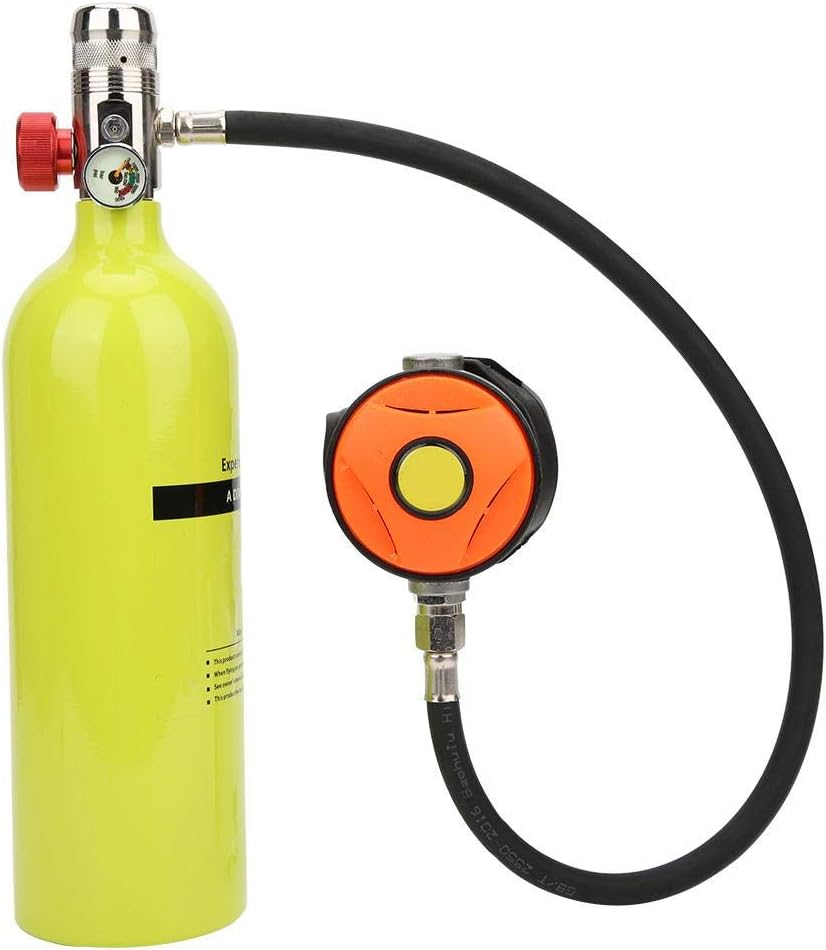 Immersione e Snorkeling Mini Bombola di Ossigeno Alluminio Aviazione 1L ...