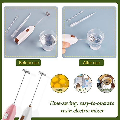 13 Pieces Epoxy Resin Stirrer Handheld Battery Operated Epoxy Mixing ...
