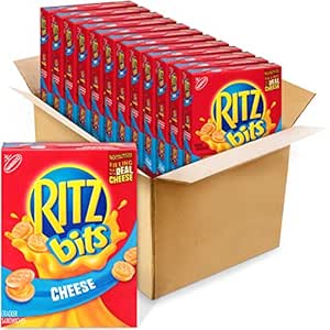 Amazon.com: RITZ Bits Cheese Sandwich Crackers, 12 - 8.8 oz Boxes