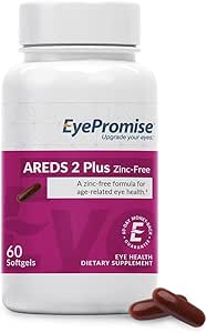 Amazon.com: EyePromise Areds 2 Plus with No Zinc - Softgel Capsules ...