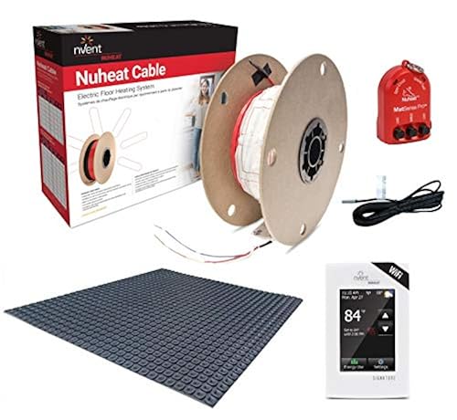 NuHeat N1C110-S-KIT 110 sq ft Signature Comfort Floor Heat Kit with ...