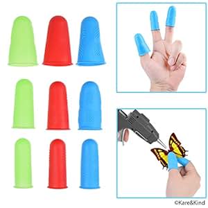 Amazon.com: Protective Finger Caps/Silicone Finger Protectors - 9-Pack ...