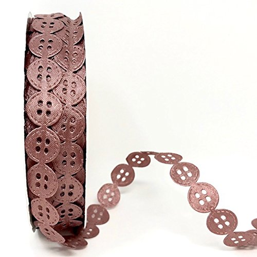 Bertie`s Bows Dusky Pink Satin Buttons 15mm Cutouts on 25m Rollの買取価格・相場 ...