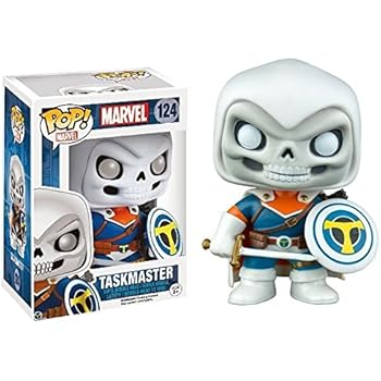 Amazon.com: Funko Pop! Marvel Taskmaster 124 Exclusive Bobble Head ...