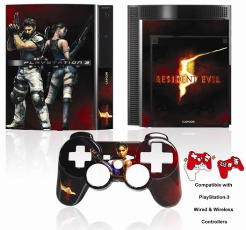 Amazon.com: PS3 Resident Evil Controller Faceplate and Skinz ...