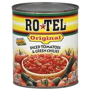 Amazon.com : Ro-tel Diced Original Tomatoes & Green Chilies 28 Oz (Pack ...