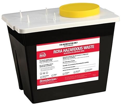 Bemis Healthcare 5002070-5 2 gal RCRA Hazardous Chemical Waste ...