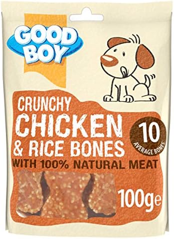 Armitage Good Boy Crunchy Chicken & Rice Bones Dog Treats 100g price in ...