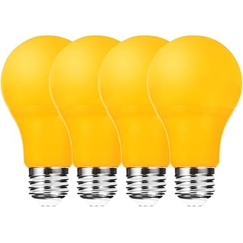 Feit A19 Bug Light Genuine OEM Single 60W Equivalent Yellow LED Energy ...