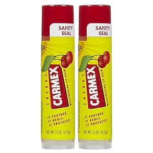 Amazon.com : Carmex Lip Balm Stick - Cherry Flavor -SPF 15 - Pack of 2 ...
