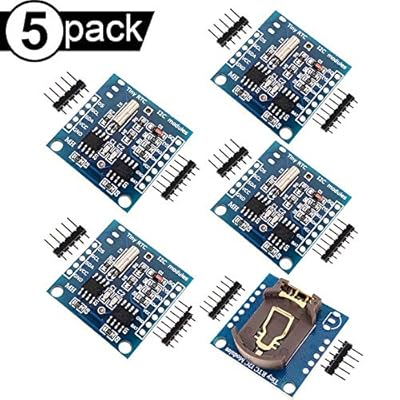 Buy DAOKI 5Pcs RTC I2C Module Arduino I2C RTC DS1307 AT24C32 Real Time ...