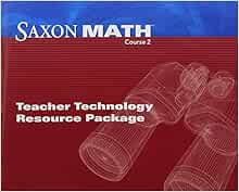 Amazon.com: Saxon Math Course 2: Teacher Technology Pack Grade 7: ...