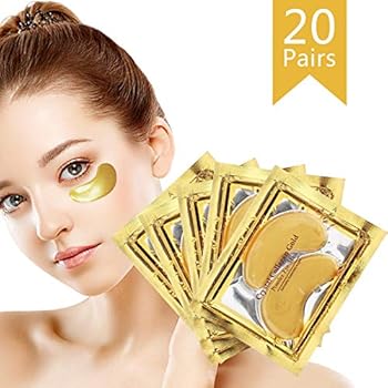 Amazon.com : 24k Gold Eye Pads-30 Pairs Collagen Eye Mask Powder ...