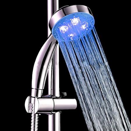 Douchette LED Lumineuse Pommeau de Douche LED Robinet LED Salle de Bain ...