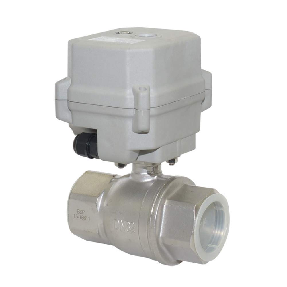 NPT 1.25'' Motorized Ball Valve DC 12V Electrical Ball Valve CR2-01 ...