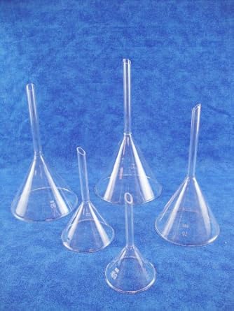 5 Piece Glass Funnel Set: Science Lab Test Tubes: Amazon.com ...
