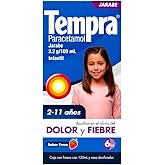 Tempra Fen Suspensión Infantil Fiebre, Dolor e Inflamación Sabor Fresa ...