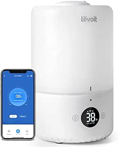 Amazon.com: LEVOIT Smart Cool Mist Humidifiers for Bedroom, Top Fill ...