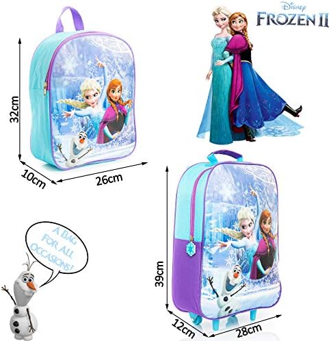 Disney Luggage Sets With Frozen 2 Princess Elsa Anna, Carry On Suitcase ...