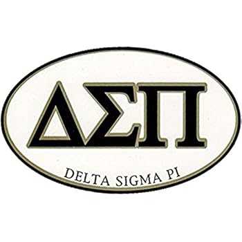 Amazon.com: Greekgear Delta Sigma Pi Letters Over Name Sticker: Automotive