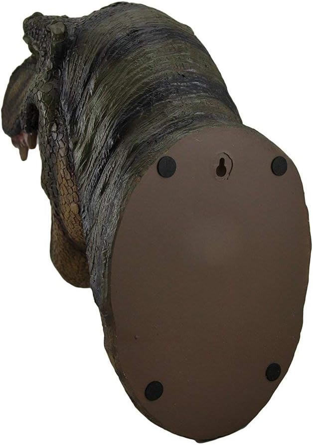 DWK Massive Wall Mounted Dinosaur Head Sculpture – Hand Painted Statue ...