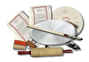 Amazon.com: 7 Piece Lefse Starter Kit with Lefse Mix - Aluminum Grill ...