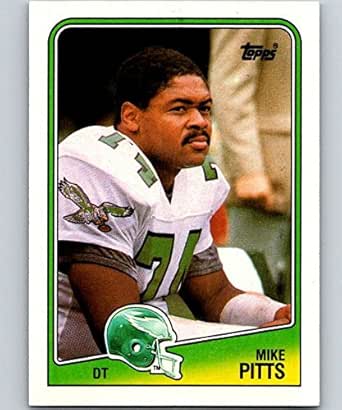 Amazon.com: 1988 Topps Football #243 Mike Pitts Philadelphia Eagles ...
