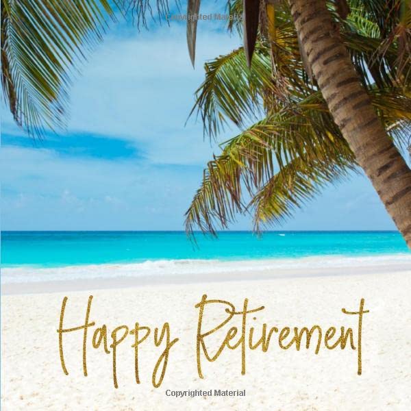 Happy Retirement: Beach Guest Book for Retirement Party - Tropical ...