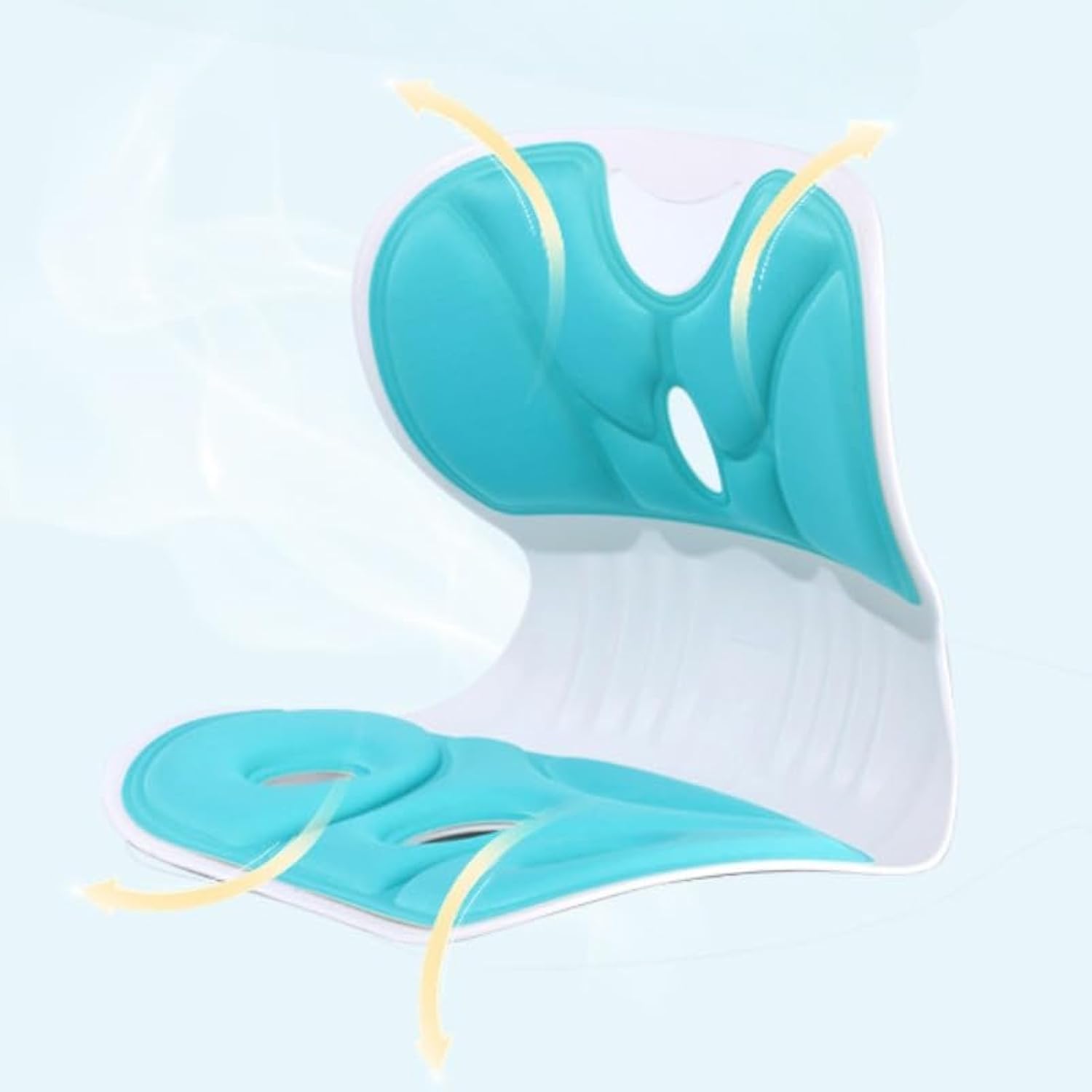 JGRBU Ergonomic Posture Corrector Chair Cushion - Lumbar & Hip Support ...