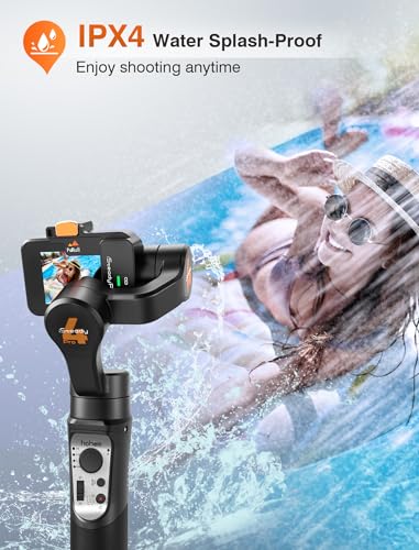 3 Axis Gimbal Stabilizer for Gopro Hero 12/11/10/9/8, Handheld ...