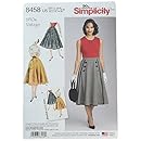 Amazon.com: Simplicity Vintage US8458U5 Skirts & Pants, U5 (16-18-20-22 ...
