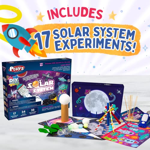 Playz Solar System for Kids Exploration Kit - 17 Outer Space STEM ...