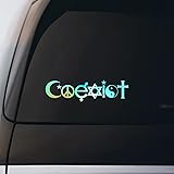 Amazon.com: Coexist Peace Religion Sticker Decal Notebook Car Laptop 8 ...