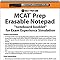 MCAT Prep Erasable Notepad (noteboard booklet) with Staedtler Marker ...