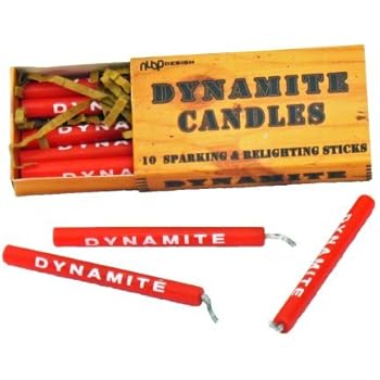 Amazon.com: Way to Celebrate Kaboom & Dynamite Birthday Candles (7pc ...