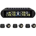 Amazon.com: B-Qtech RV Tire Pressure Monitoring System Solar Powered High Brightness Adjustable ...