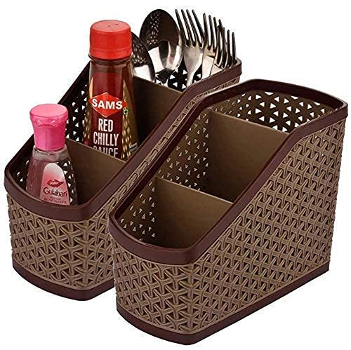 GS Kitchen Plastic Utensils Holder for Kitchen Dining, Multipurpose ...