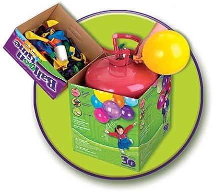 Balloon Time Helium Tank with 30 Balloons: Amazon.ca: Toys & Games