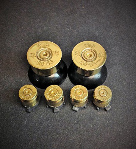 Playstation 4 Wireless Controller Brass Bullet Buttons Mod Kit 9mm ...