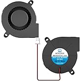 Amazon.com: WINSINN 50mm 5015 Blower Fan 5V, 3D Printer 5 Volt Fans Blower Turbine Turbo Dual ...