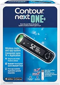 Amazon.com: Bayer CONTOUR NEXT ONE Bluetooth Glucose Meter [1 pack ...