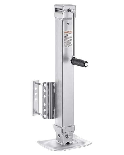 VEVOR Heavy Duty Swivel Trailer Jack, 8000 lbs Static Load Capacity, 28 ...