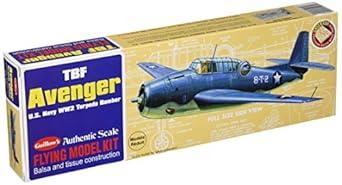 Amazon.com: Guillow's Grumman TBF Avenger Model Kit: Toys & Games